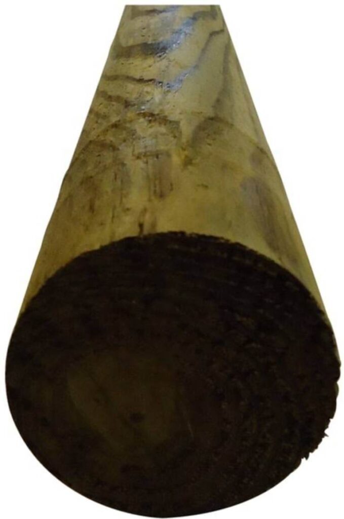 4″X7′ Cylinder Fence Posts