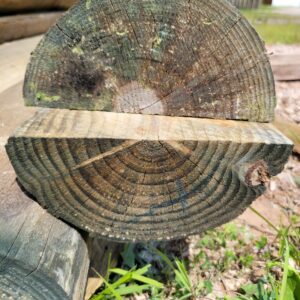 Faced Post & Half Rounds